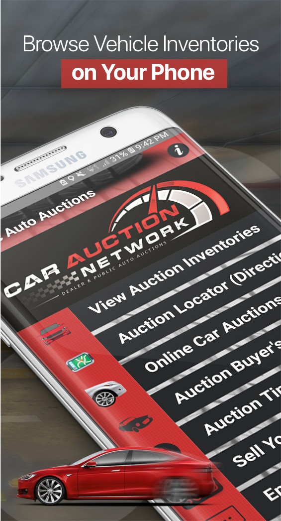 Public Car Auctions App - Auto Auction Listings Directory On Your Phone