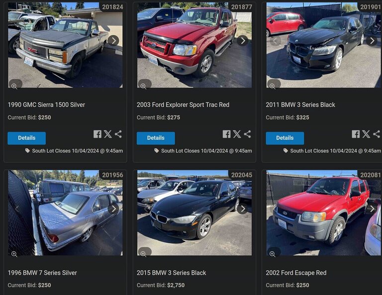 Used Car Auctions In Washington - Info & Websites